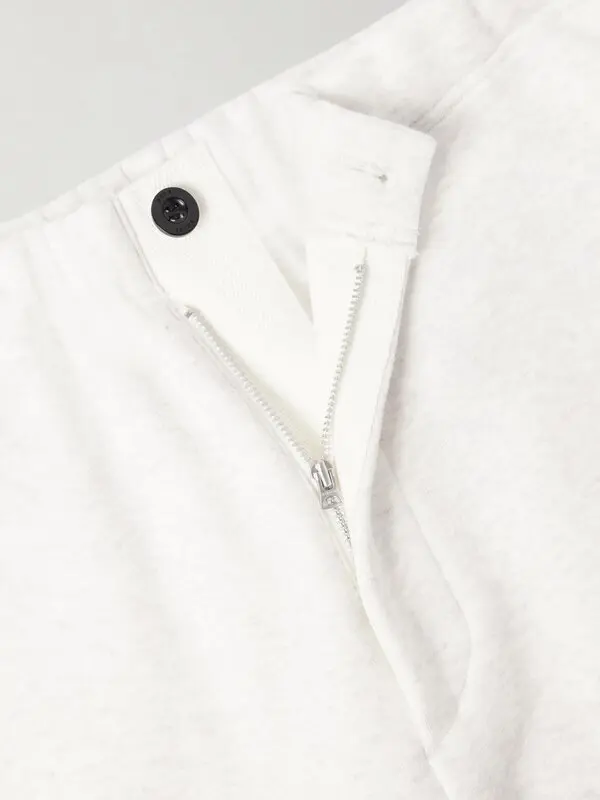 Sacai Straight-leg Cotton-jersey Sweatpants
