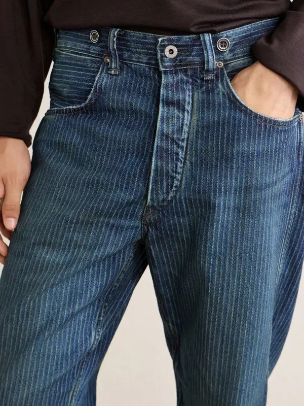 Ralph Lauren Richmond Straight-leg Striped Jeans