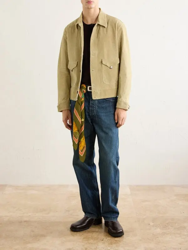 Ralph Lauren Richmond Straight-leg Striped Jeans
