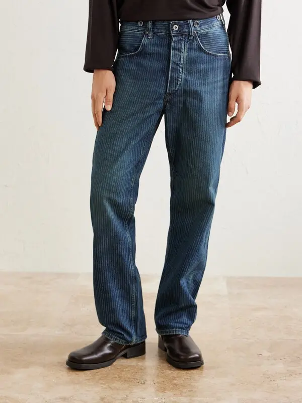Ralph Lauren Richmond Straight-leg Striped Jeans