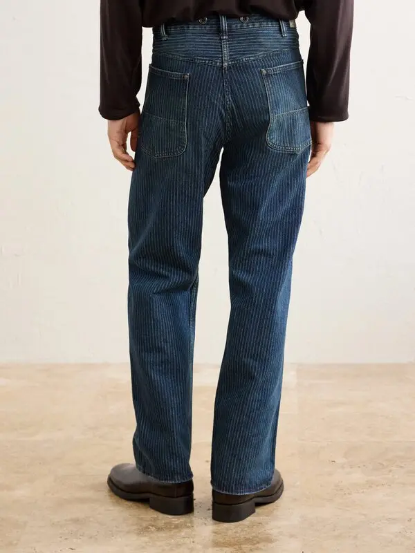 Ralph Lauren Richmond Straight-leg Striped Jeans
