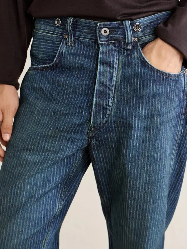 Ralph Lauren Richmond Straight-leg Striped Jeans