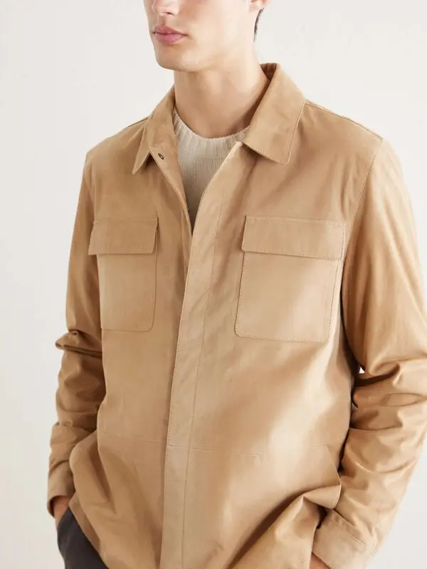 Peter Millar Featherweight Suede Jacket