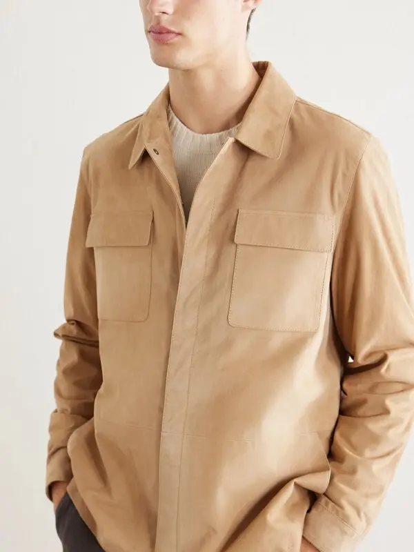 Peter Millar Featherweight Suede Jacket