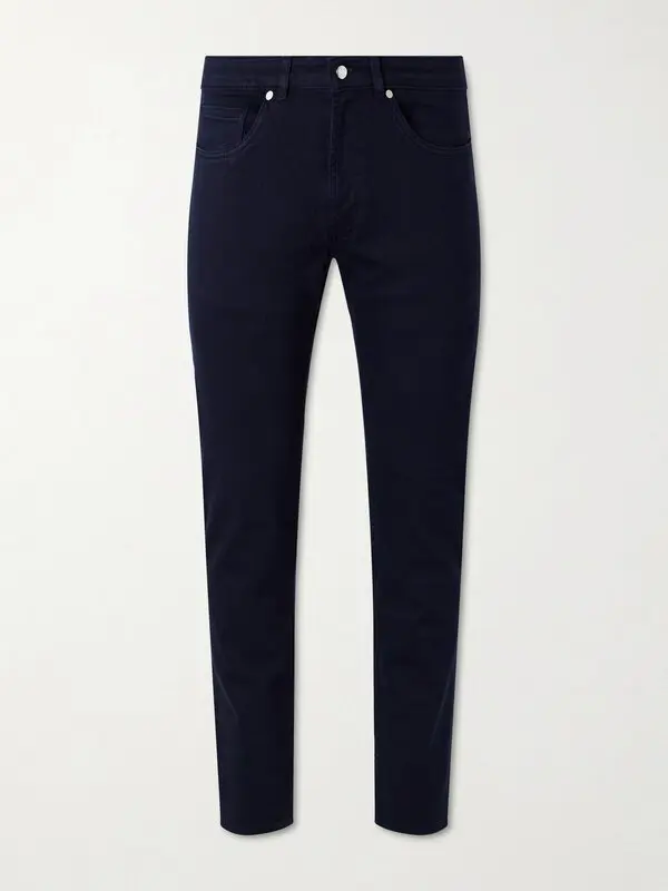 Peter Millar Fairfield Garment-dyed Straight-leg Jeans - Blue