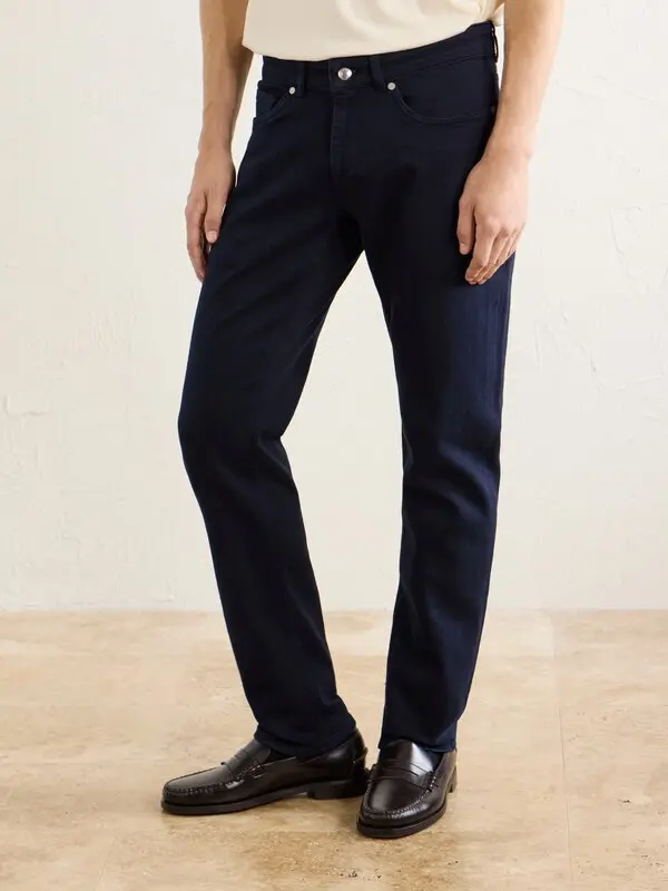 Peter Millar Fairfield Garment-dyed Straight-leg Jeans - Blue