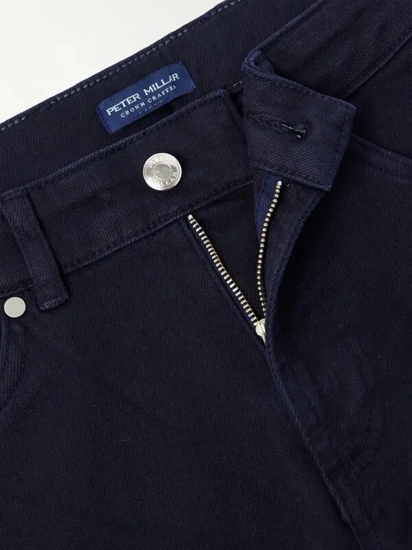 Peter Millar Fairfield Garment-dyed Straight-leg Jeans - Blue