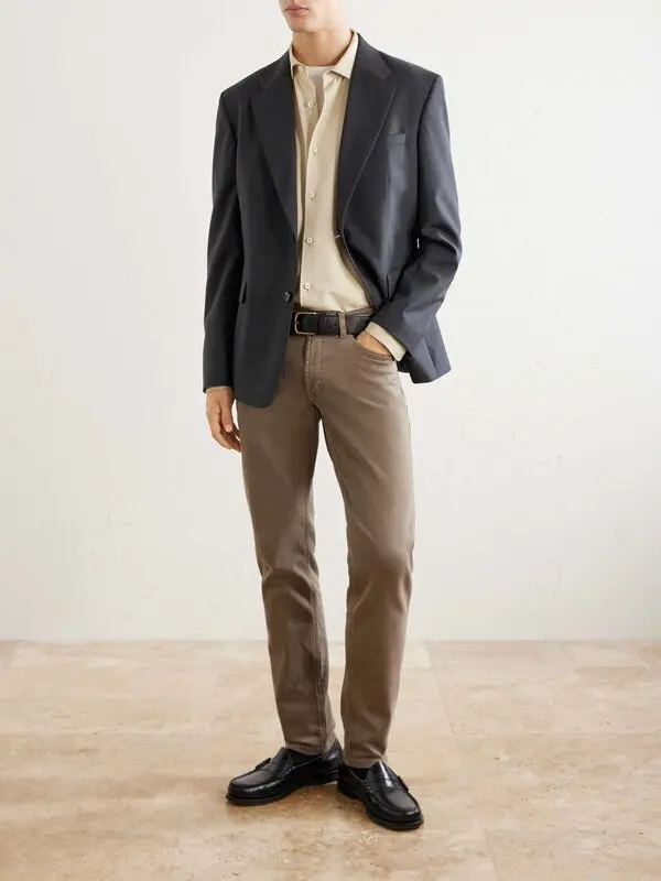 Peter Millar Fairfield Straight-leg Garment-dyed Jeans