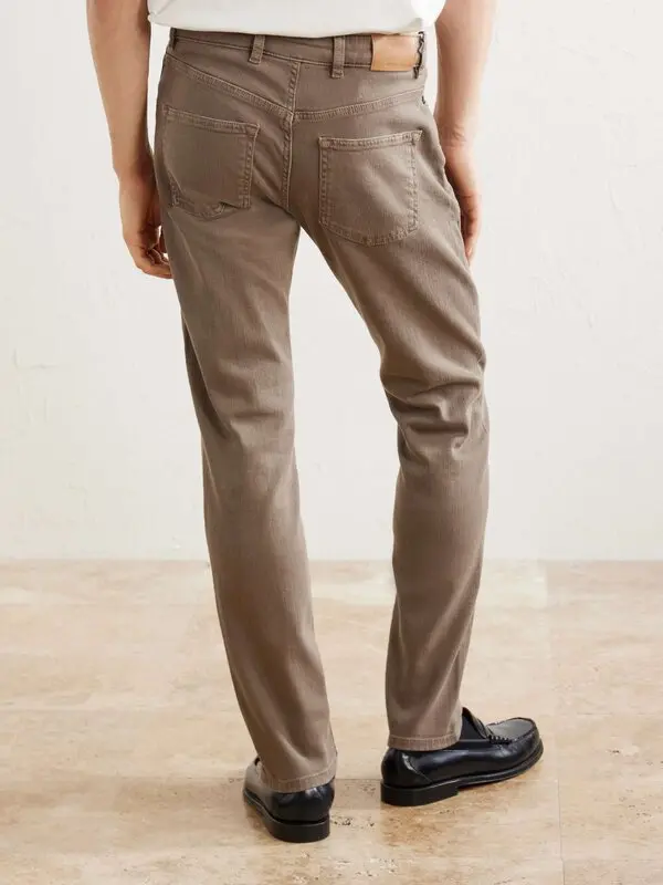 Peter Millar Fairfield Straight-leg Garment-dyed Jeans