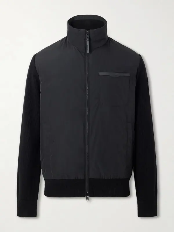 Moncler Wool And Cashmere-blend Zip-up Cardigan