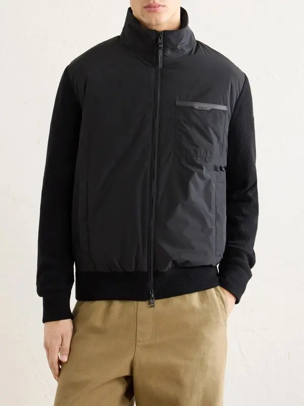 Moncler Wool And Cashmere-blend Zip-up Cardigan