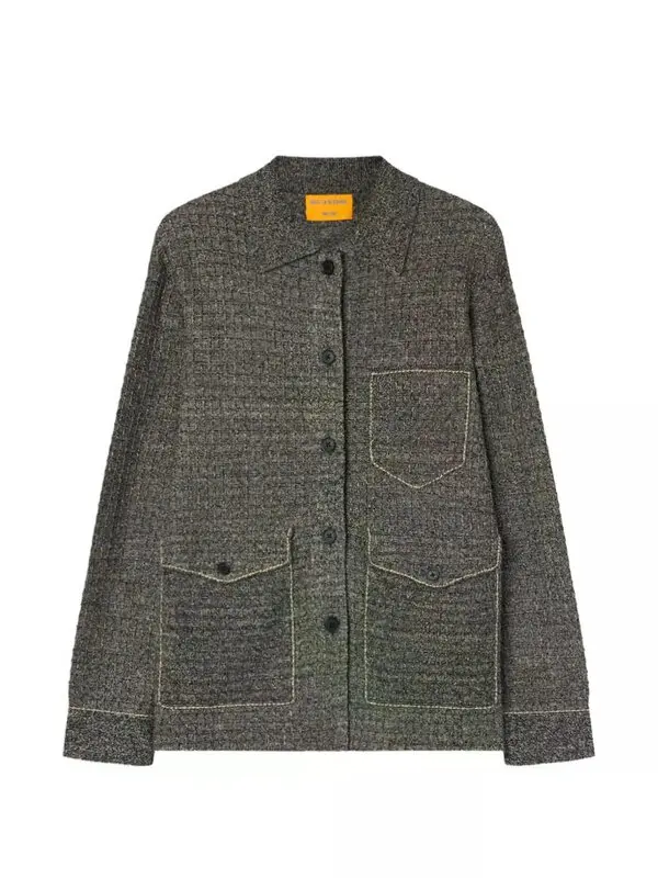 Guest In Residence Waffle-knit Patch-pocket Jacket