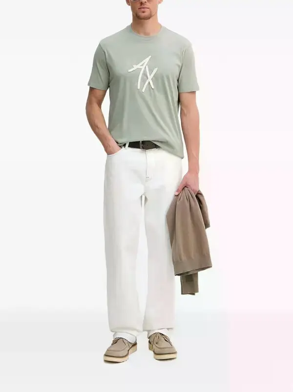 Armani Exchange Logo-print Appliqué T-shirt