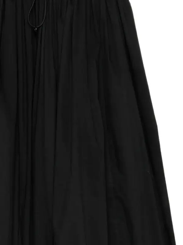 Yohji Yamamoto Gathered Midi Skirt