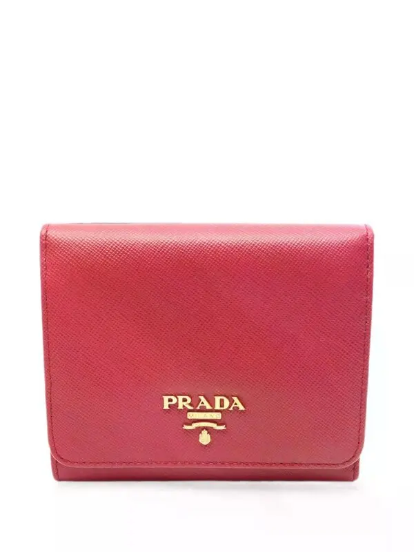 Prada 2010s Saffiano Trifold Wallet