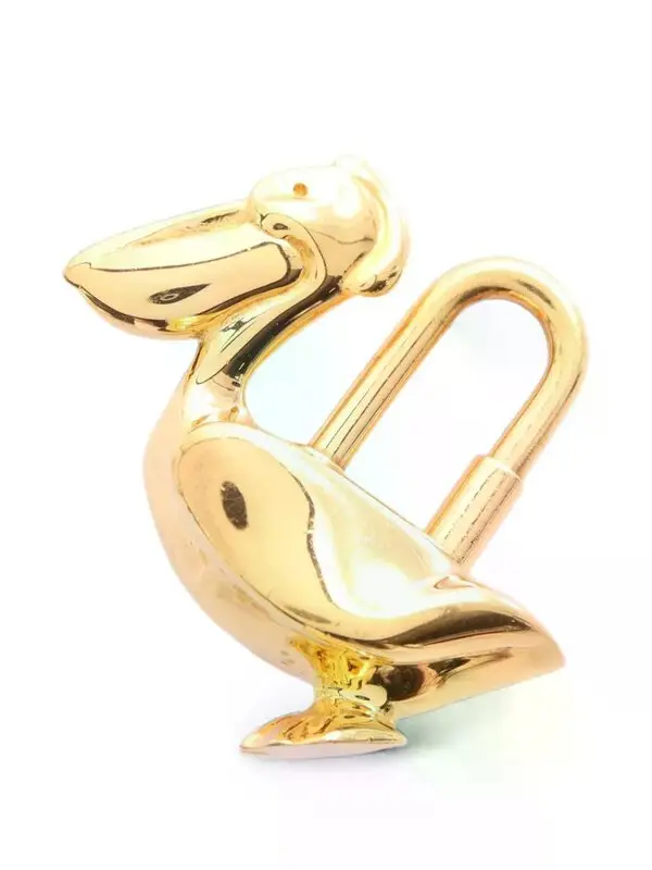 Hermès 2010s Pelican Cadena Bag Charm - Gold