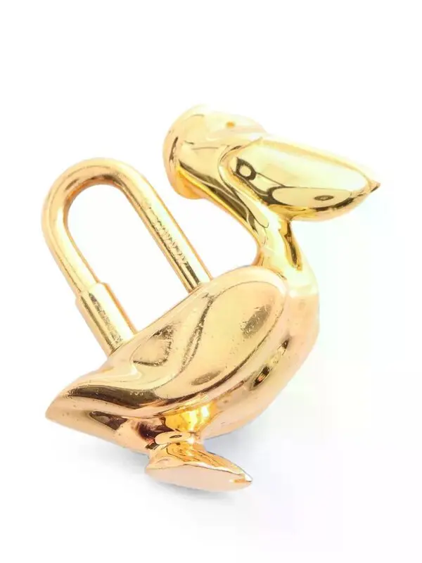 Hermès Pelican Cadena Bag Charm - Gold