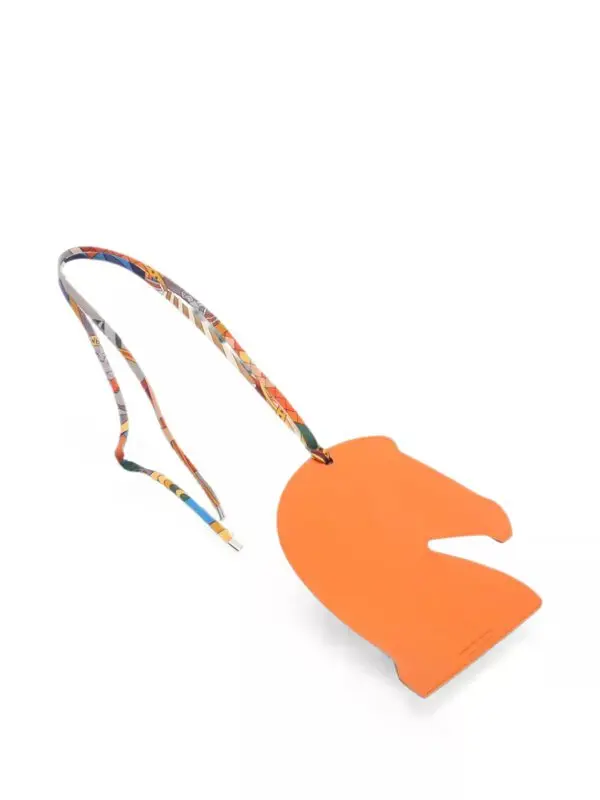 Hermès 2010s Samarkand Bag Charm - Orange