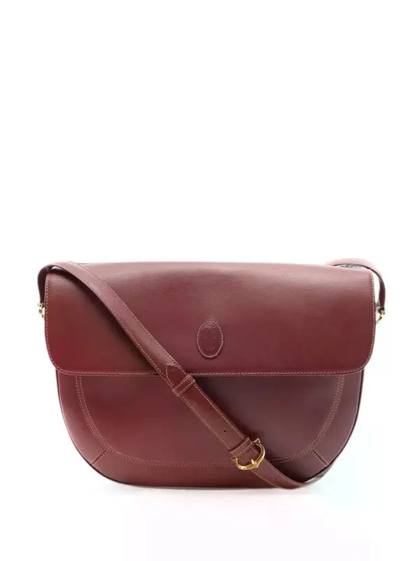 Cartier Logo Detail Shoulder Bag - Red