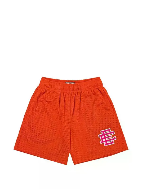 ERIC EMANUEL Ee Basic Logo-print Shorts - Orange