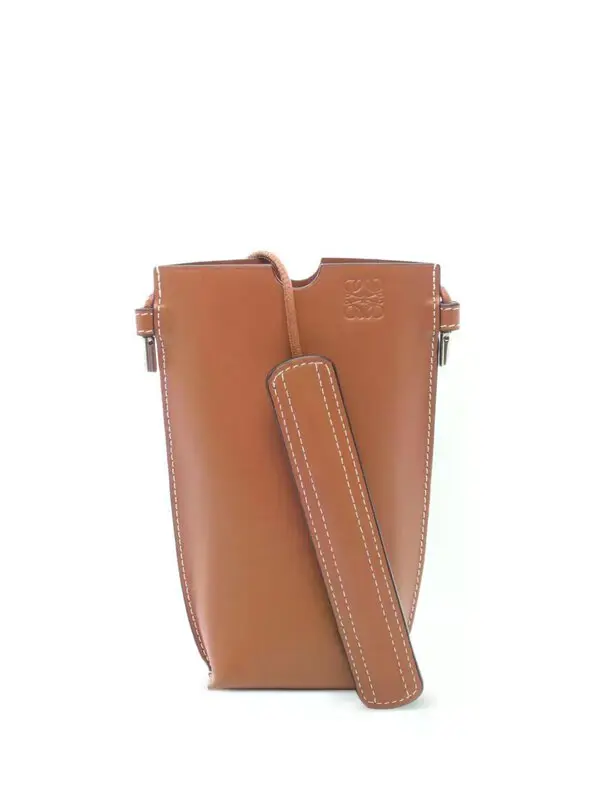 Loewe Gate Pocket Shoulder Bag - Brown