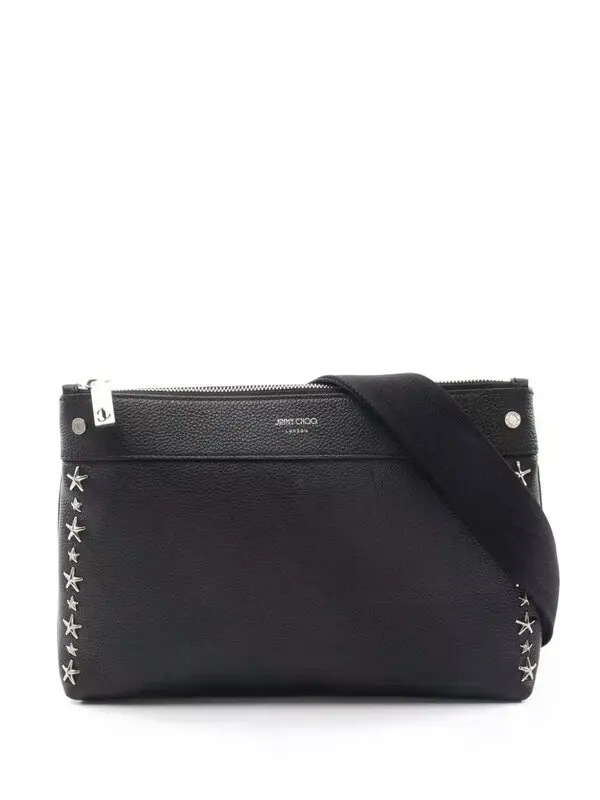 JIMMY CHOO Star Studs Shoulder Bag - Black