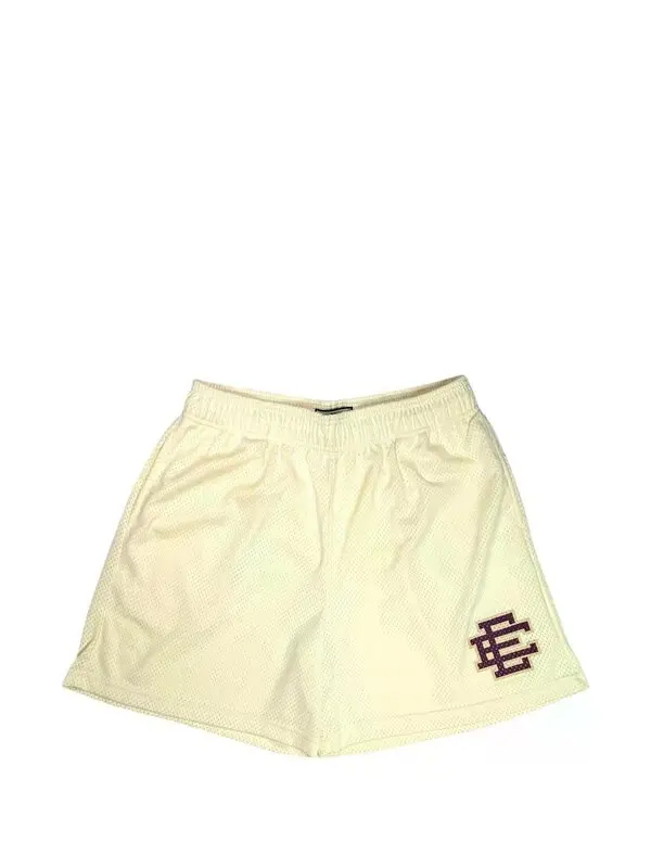 ERIC EMANUEL Logo-print Track Shorts - Neutrals
