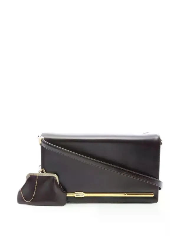 Dior 2000s Leather Shoulder Bag - Brown