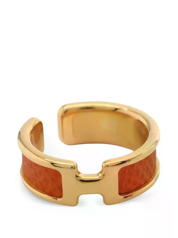 Hermès 2020s Olymp Gm Leather Ear Cuff - Gold