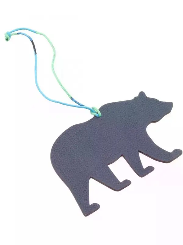 Hermès 2010s Bear-shape Bag Charm - Blue