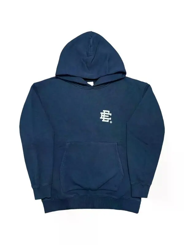 ERIC EMANUEL Logo-print Hoodie - Blue