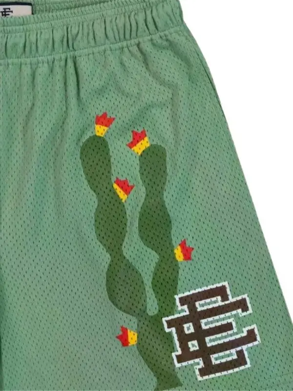 ERIC EMANUEL Cactus-print Shorts - Green