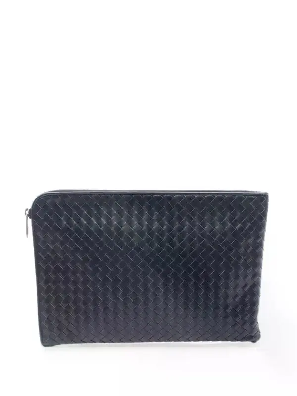 Bottega Veneta 2000s Intrecciato Clutch Bag