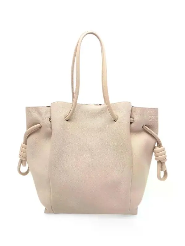 Loewe 2000s Flamenco Knot Tote Bag - Neutrals