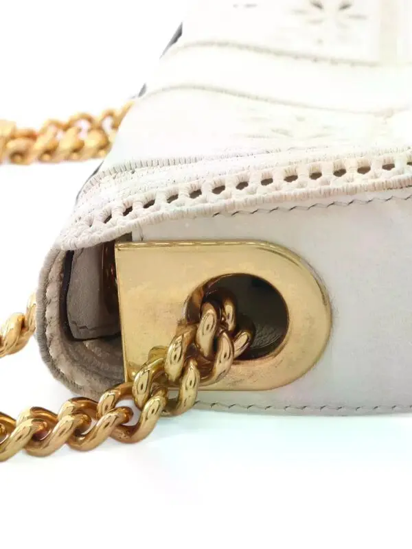 Fendi 2000s Apollo Floral Shoulder Bag