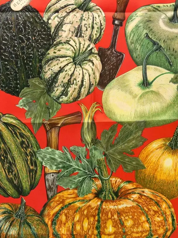 Hermès 2010s Citrouilles & Coloquintes Scarf