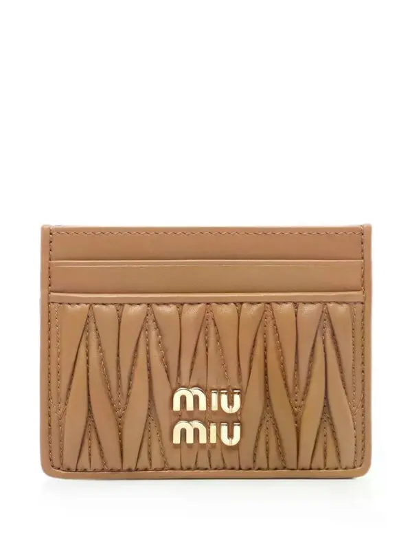 Miu Miu 2020s Matelassé Card Case