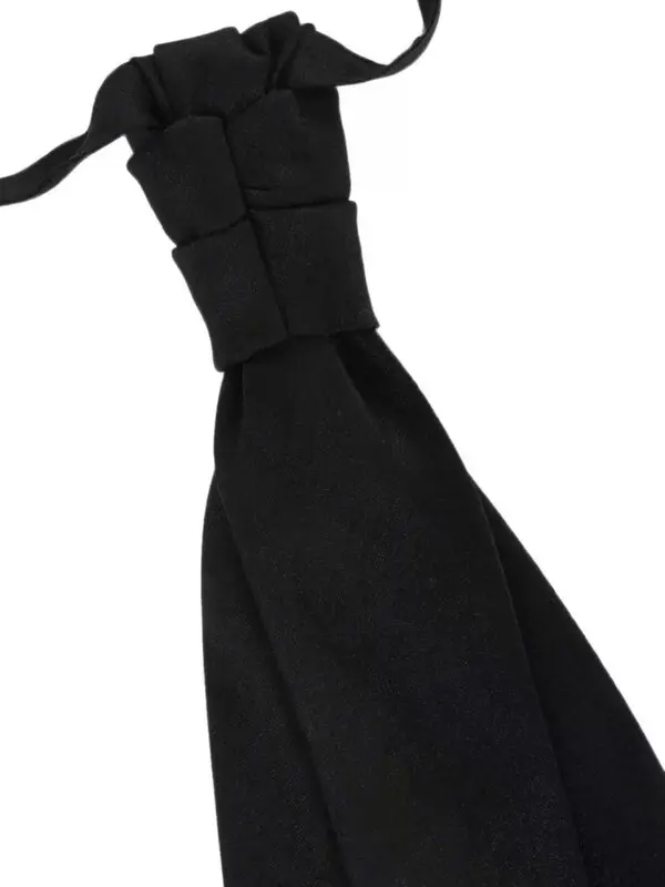Corneliani Ascot Tie - Black