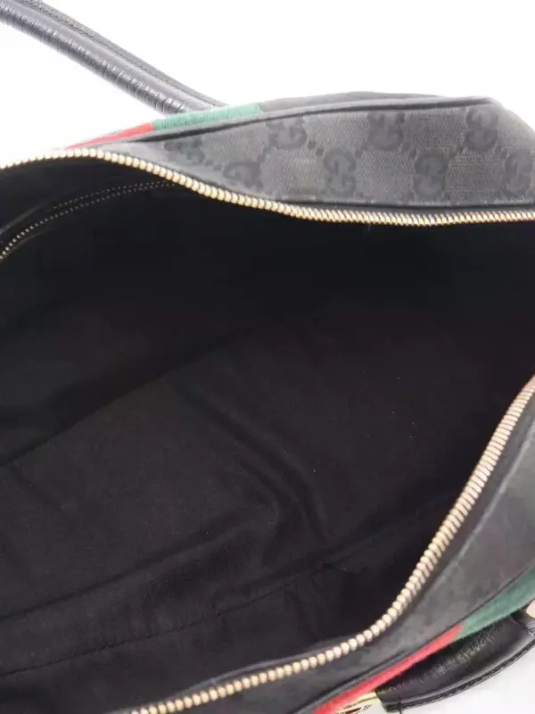 Gucci Horsebit Gg Canvas Handbag