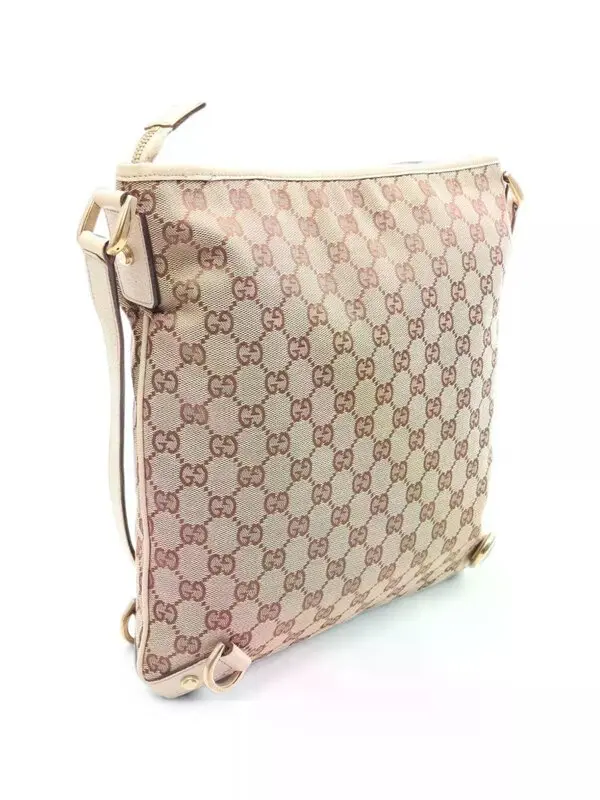 Gucci 2000s Abby Gg Canvas Shoulder Bag