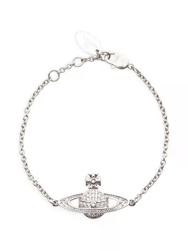 VIVIENNE WESTWOOD Mini Bas Relief Bracelet - Silver