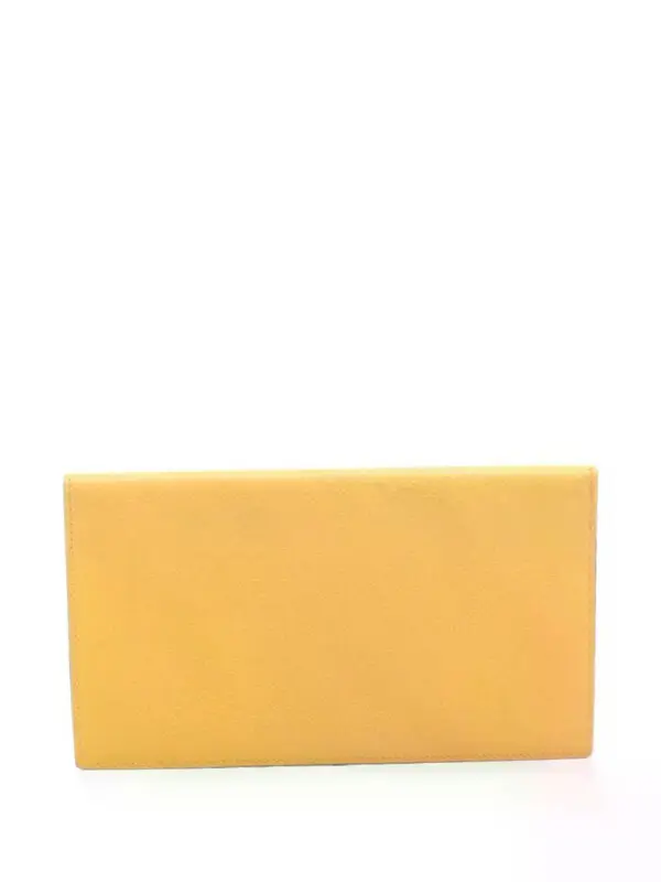 Hermès 2009 Mc2 Fleming Epsom Wallet - Yellow