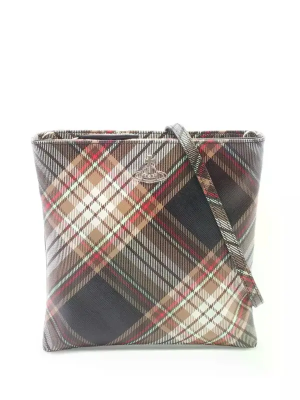 VIVIENNE WESTWOOD Orb Check Shoulder Bag