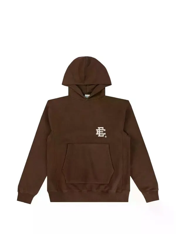 ERIC EMANUEL Logo-print Hoodie - Brown