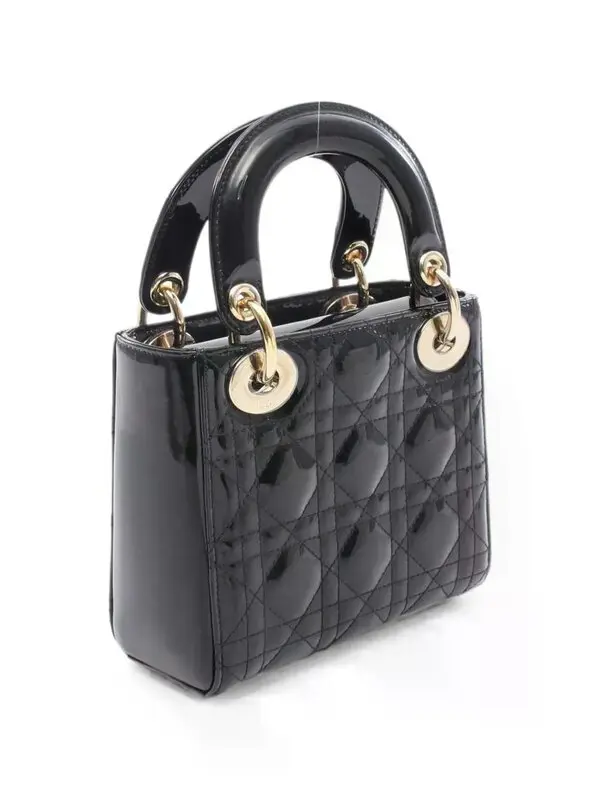 Dior 2010s Cannage Lady Mini Satchel