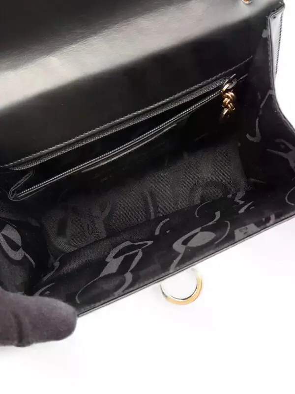 FERRAGAMO 2010s Gancini Leather Shoulder Bag
