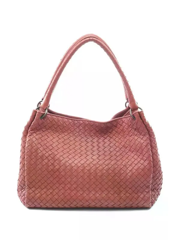 Bottega Veneta 2010s Intrecciato Tote Bag - Pink