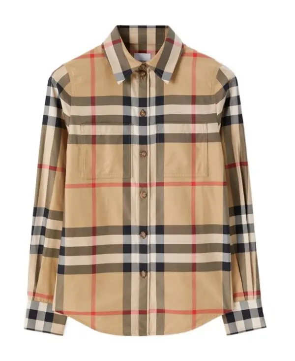 Burberry Vintage Check Button-up Shirt - Nude
