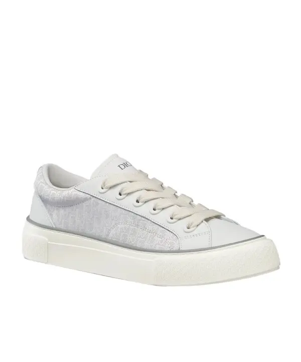 Dior Round Toe Lace-up Sneakers