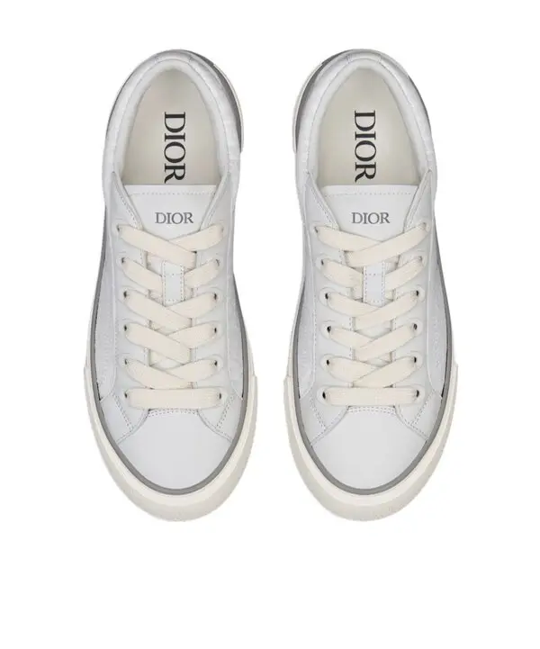 Dior Round Toe Lace-up Sneakers